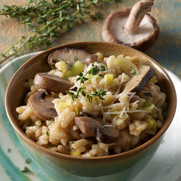Cheesy Wild Mushroom Risotto - Daisy Brand - Sour Cream & Cottage Cheese
